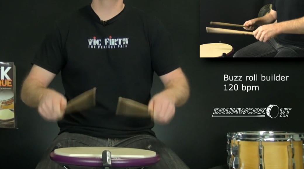 Chop Builder 5 - Buzz Roll Builder | Bill Bachman's Drumworkout.com ...