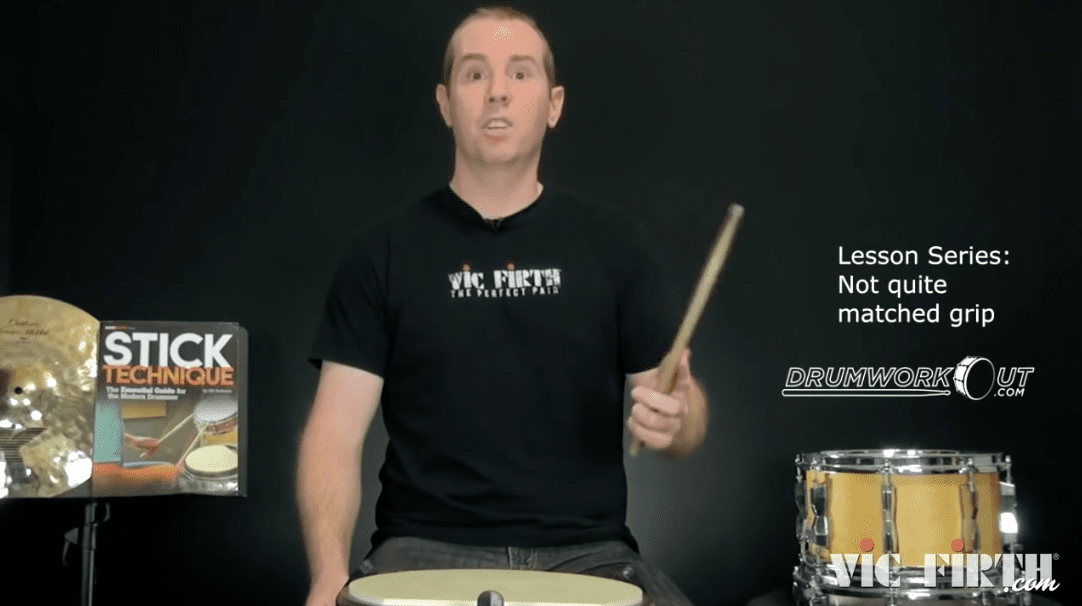 Not Quite Matched Grip | Bill Bachman's Drumworkout.com - Drum Lessons ...