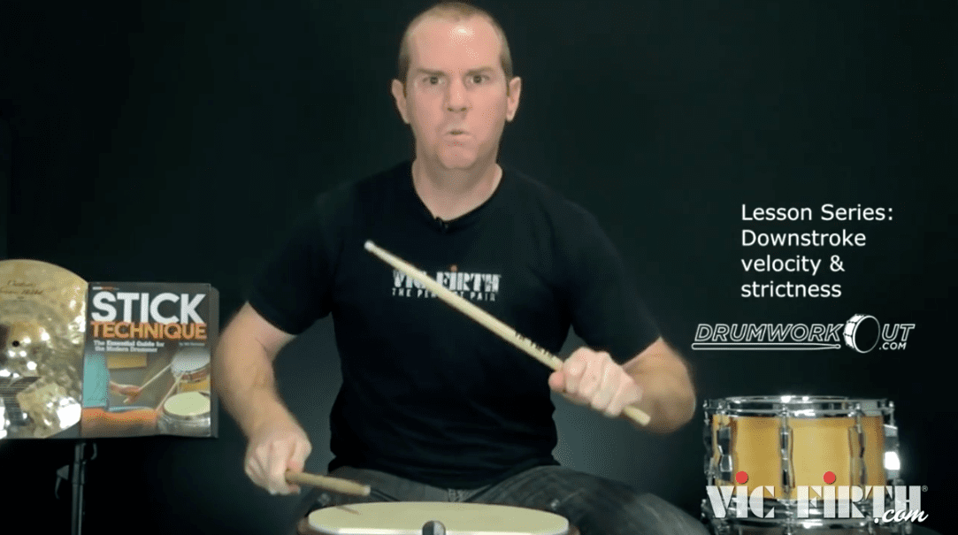 Downstroke Velocity & Strictness | Bill Bachman's Drumworkout.com ...