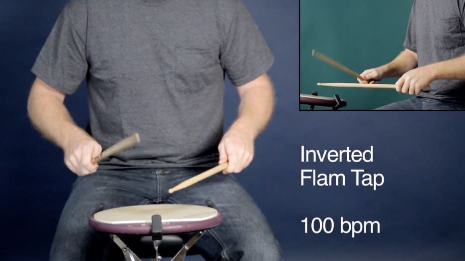 10. Inverted Flam Tap | Bill Bachman's Drumworkout.com - Drum Lessons ...